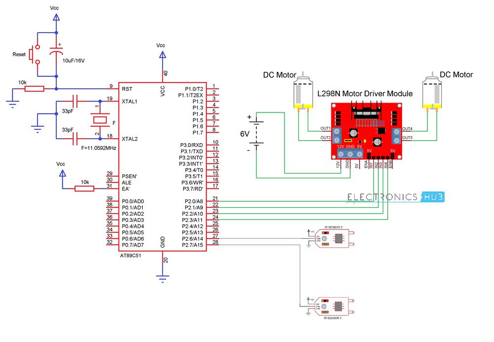 Line Follower Robot using Microcontroller | Engineering Projects - 亚博app更新