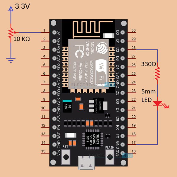 ESP8266模数转换器教程| Arduino IDE模拟输入模块 - 亚博app更新